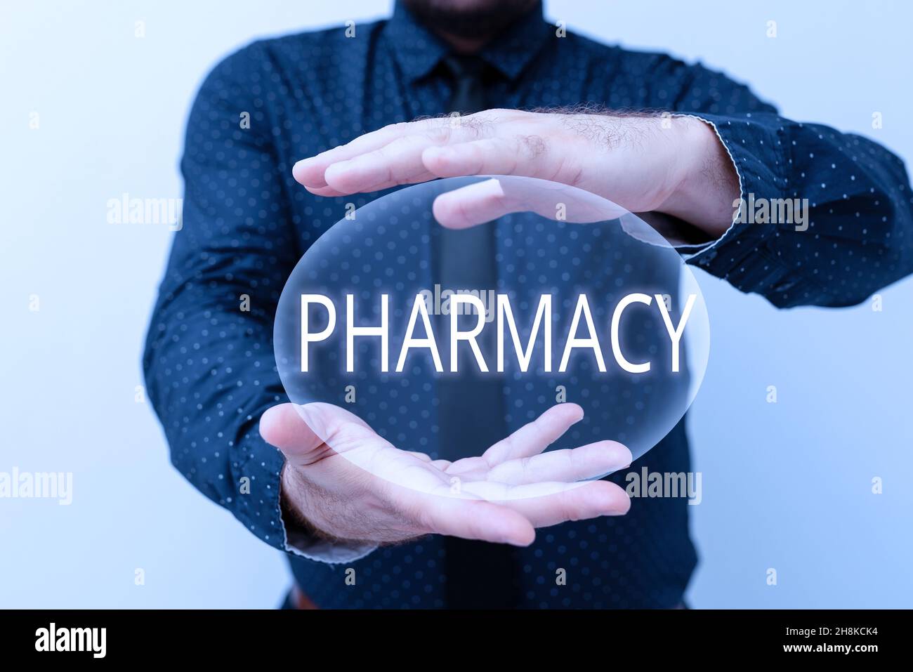 Writing displaying text Pharmacy. Business showcase shop or hospital ...