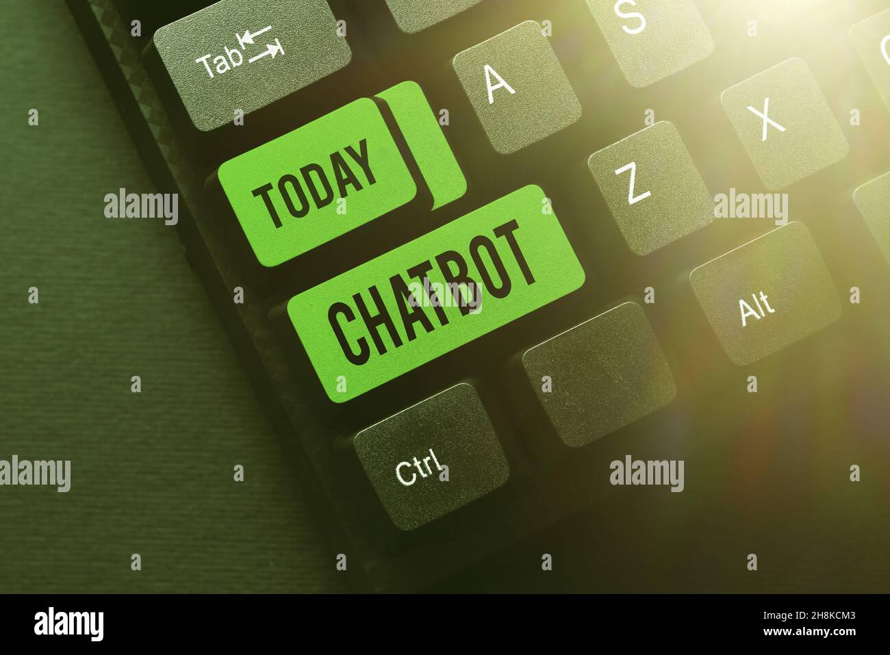 Conceptual display Chatbot. Business showcase a kind of computer ...