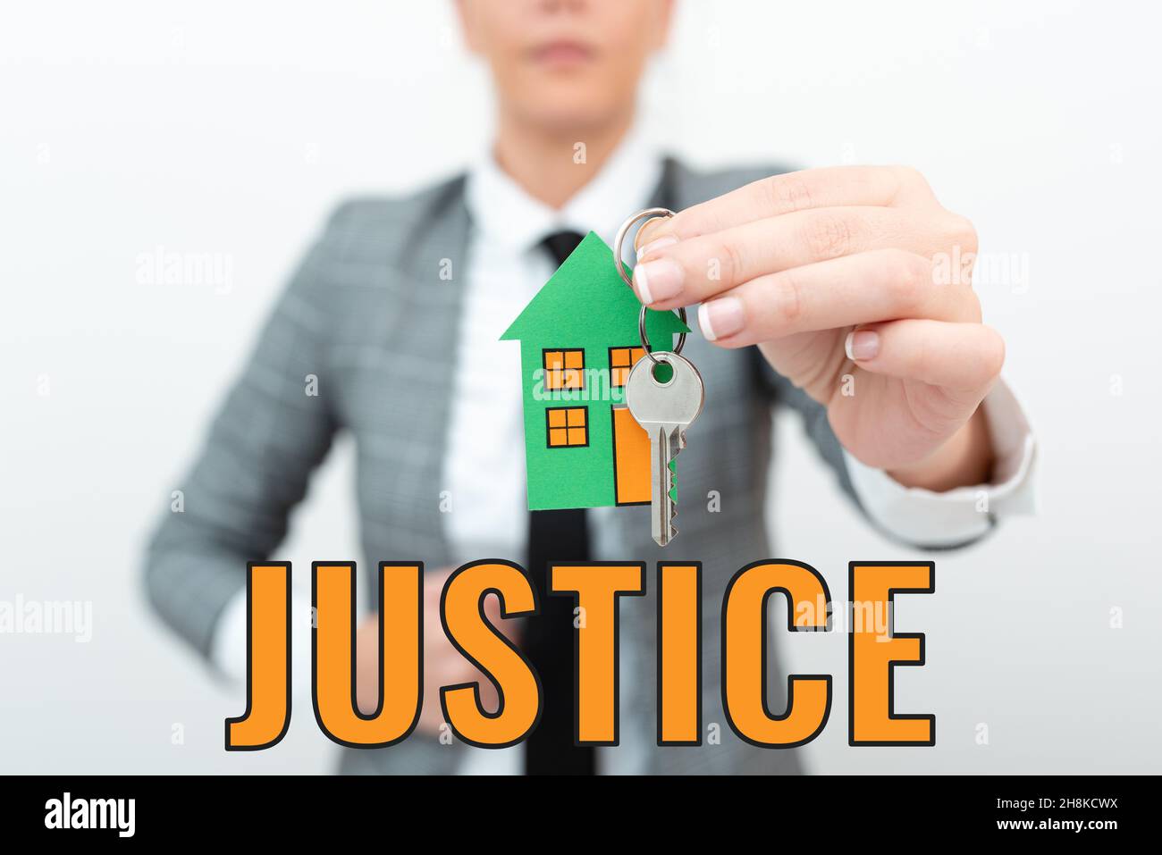 Text showing inspiration Justice. Internet Concept Quality of being ...