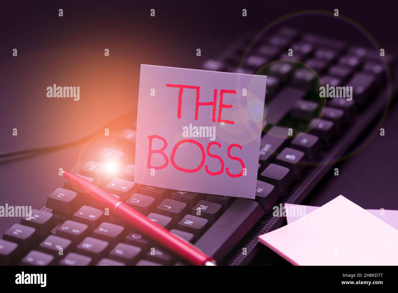 Inspiration showing sign The Boss. Conceptual photo a person who ...