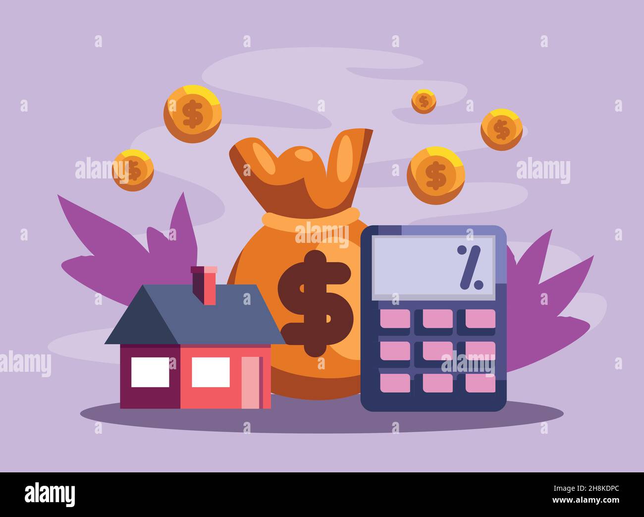 roof rent illustration with items Stock Vector Image & Art - Alamy