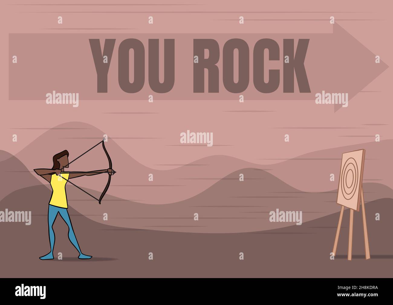 Handwriting text You Rock. Word Written on slang phrase of praise or ...