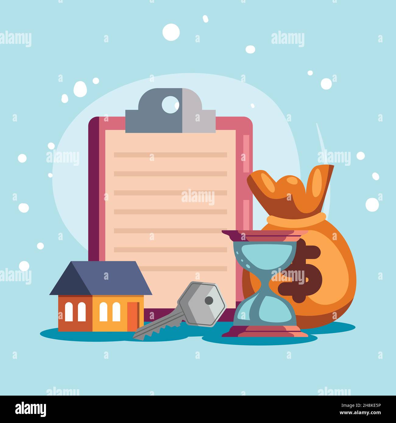 house rent cartel with items Stock Vector Image & Art - Alamy