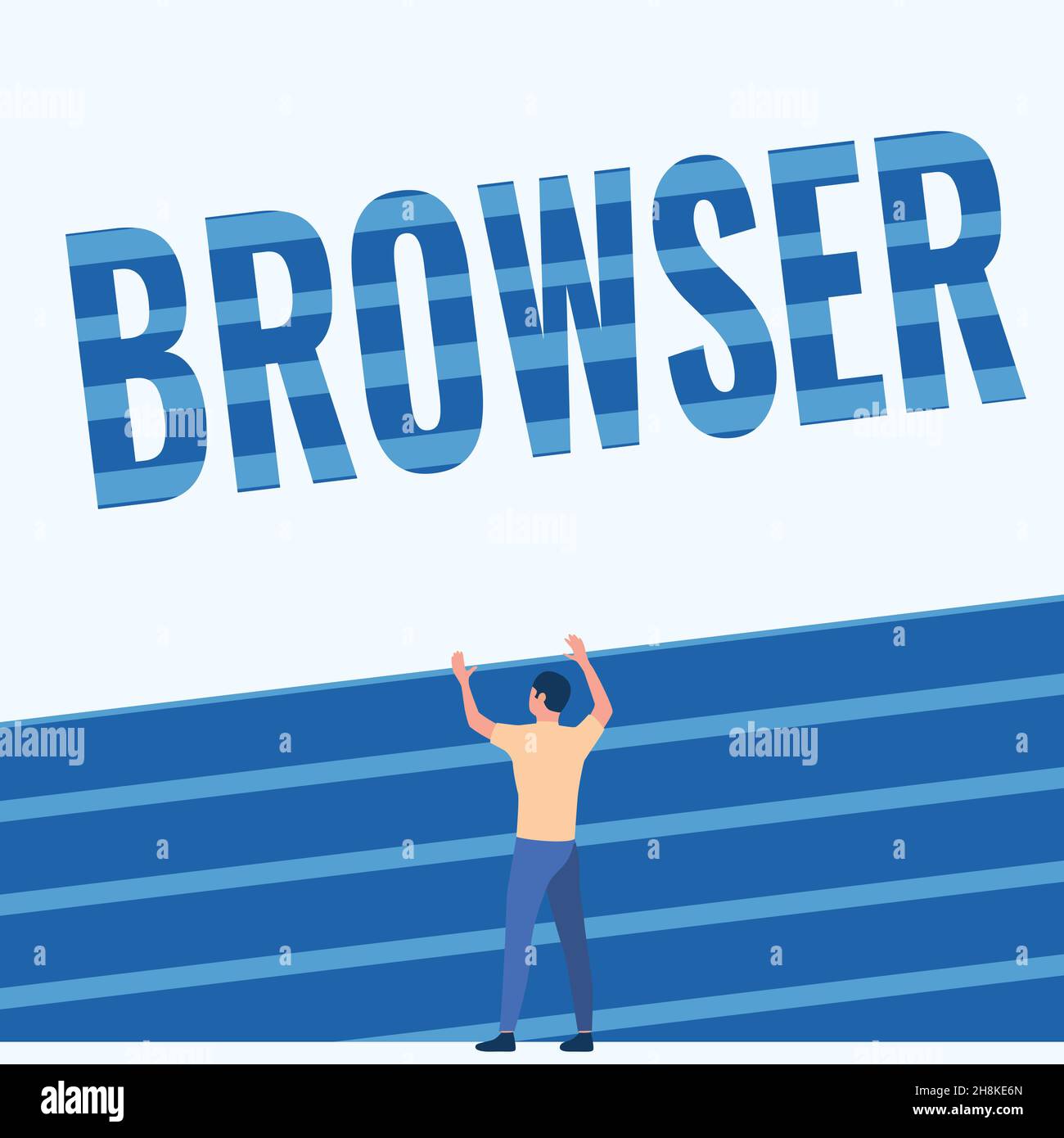 Hand Writing Sign Browser Conceptual Photo Computer Program Graphical User Interface Displaying