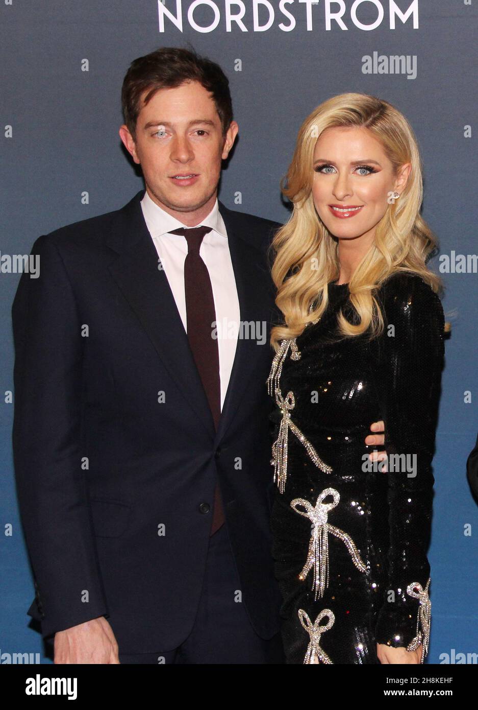 New York, NY, USA. 30th Nov, 2021. James Rothschild and Nicky Hilton ...