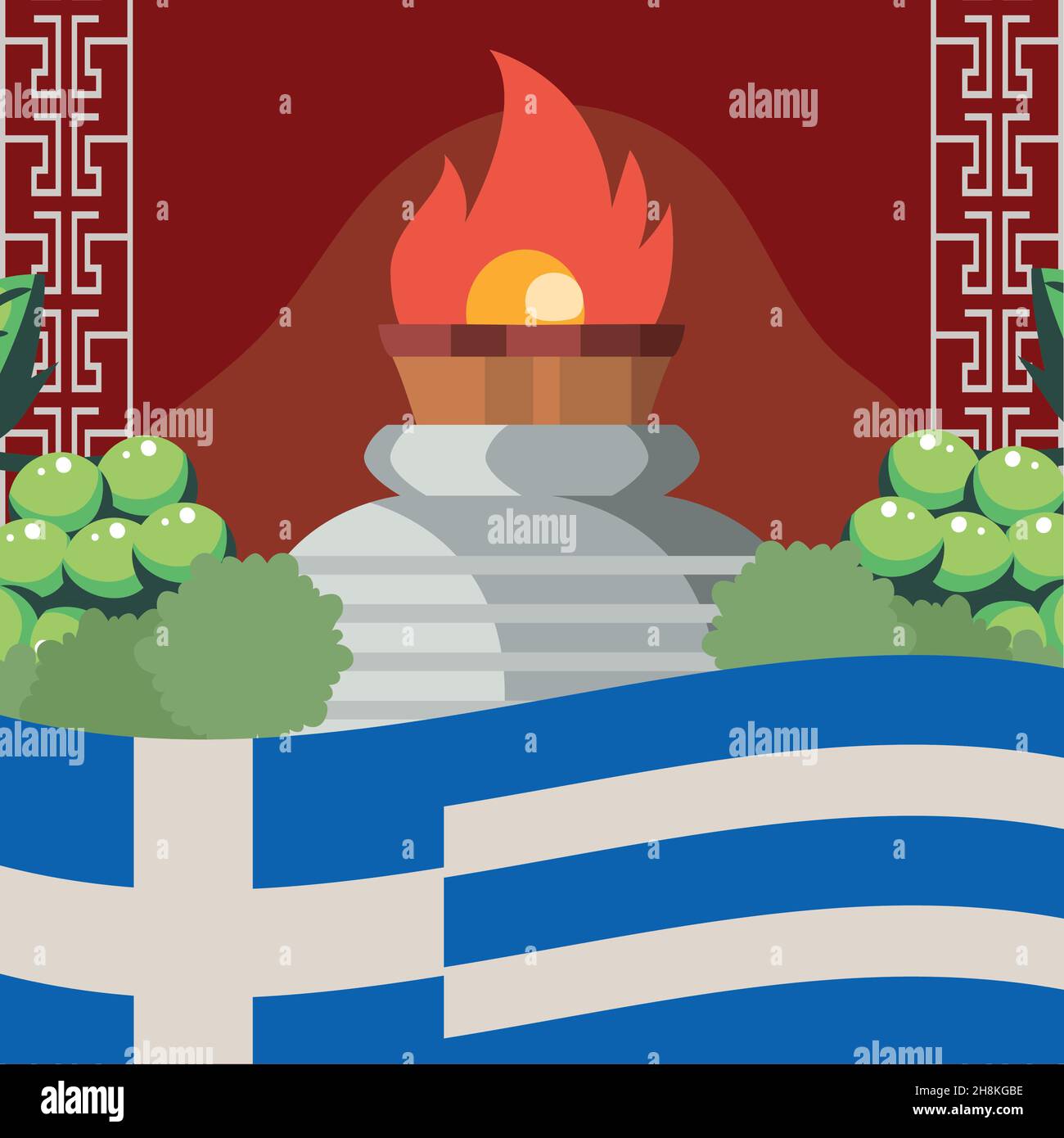 Greek fire ancient pottery hi-res stock photography and images - Alamy