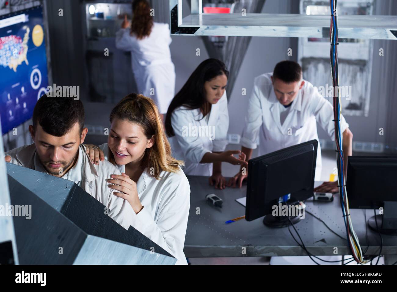 Adults in quest room Stock Photo - Alamy