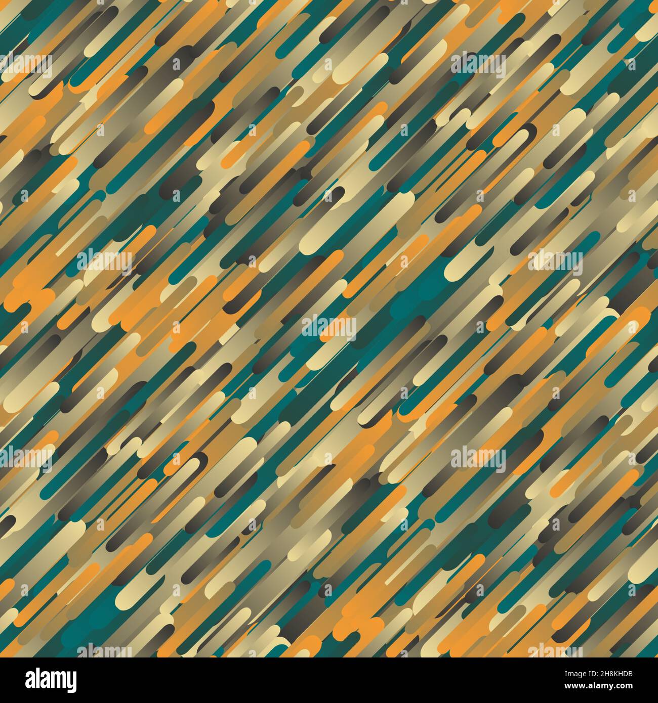 Seamless funky pill shaped gradient lines surface pattern design for ...