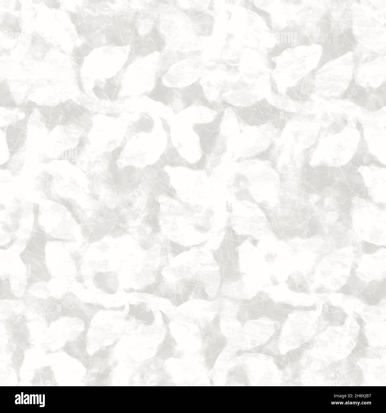 White on white mottled rice paper texture with patterned inclusions ...