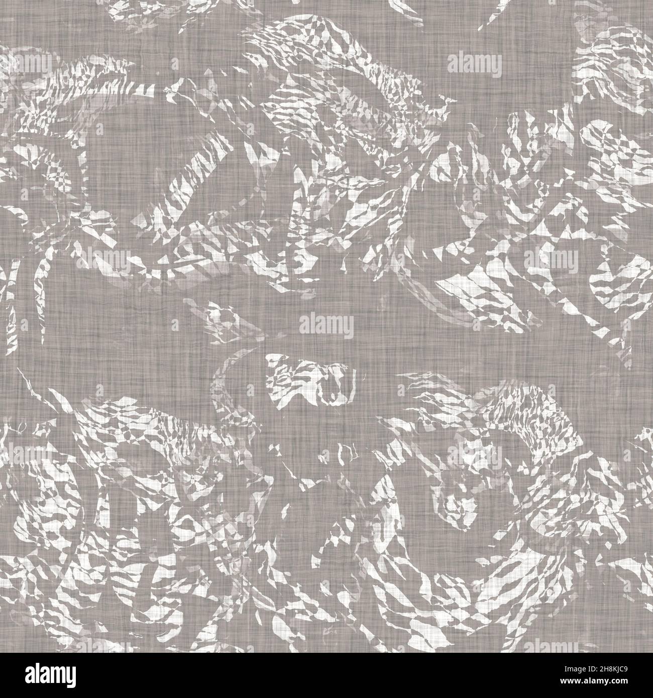 Seamless french neutral greige mottled farmhouse linen effect ...