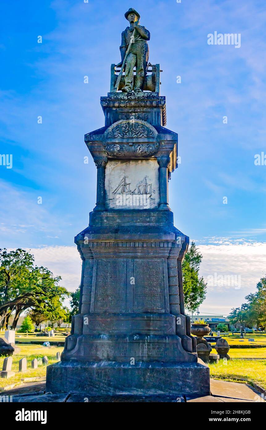 A statue erected to honor members of the Workingmen’s Timber and Cotton ...
