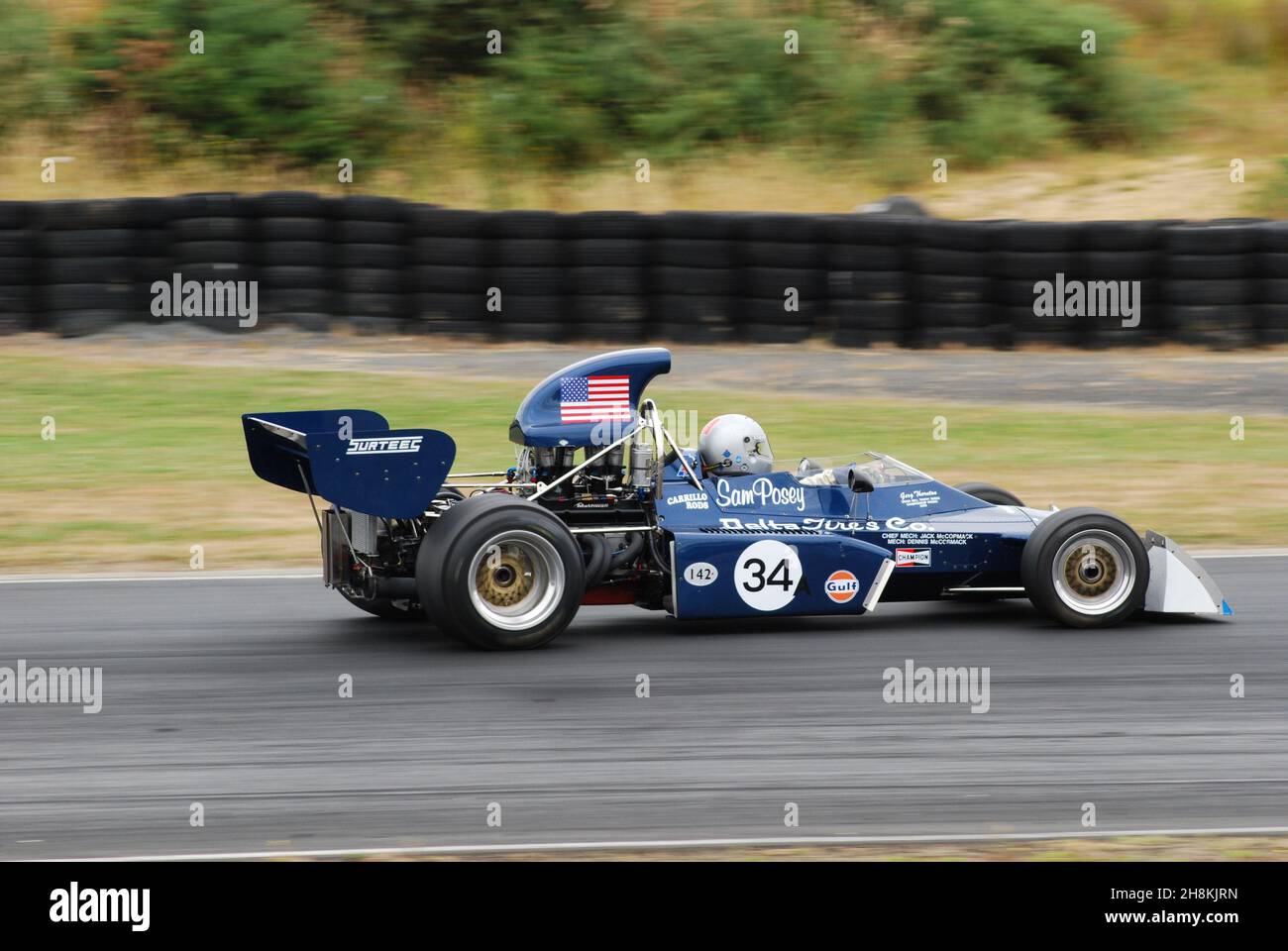 #34 Greg Thornton (UK) ex Sam Posey Surtees TS11-04, F5000 at the ...