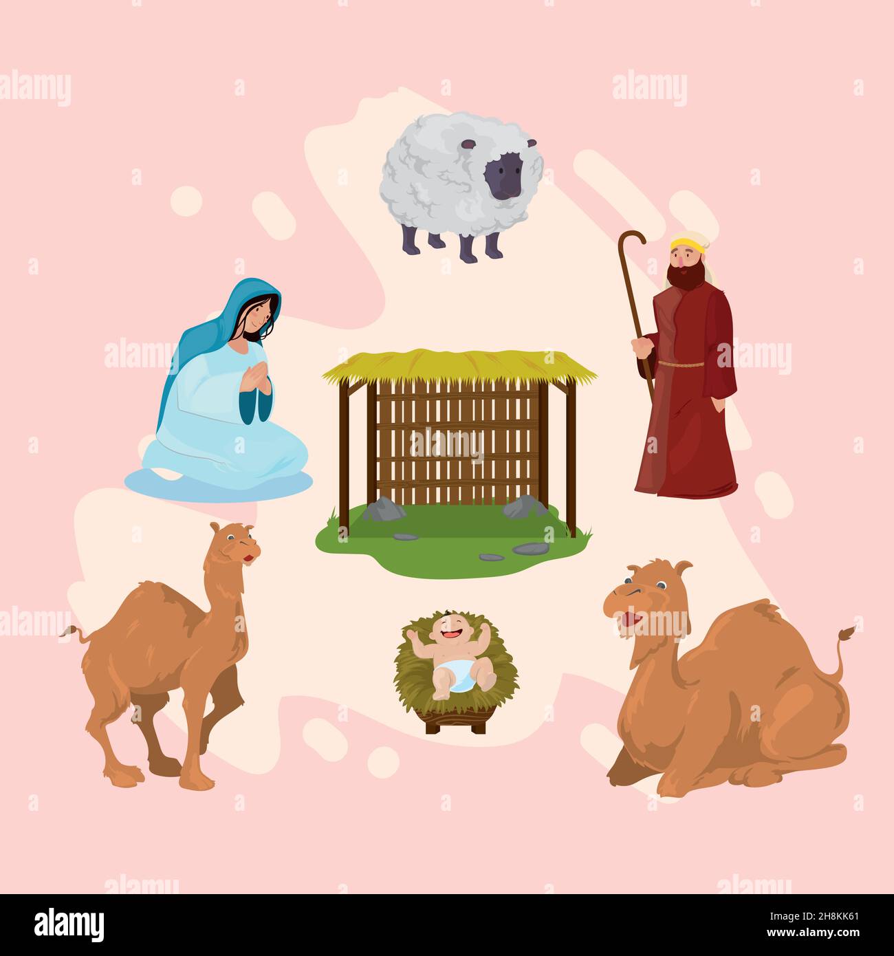 Magi set Stock Vector Images - Alamy