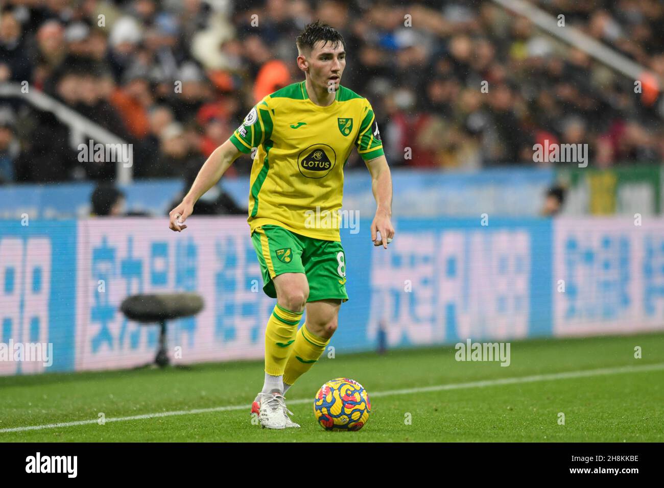 Billy Gilmour #8 of Norwich City with the ball Stock Photo - Alamy