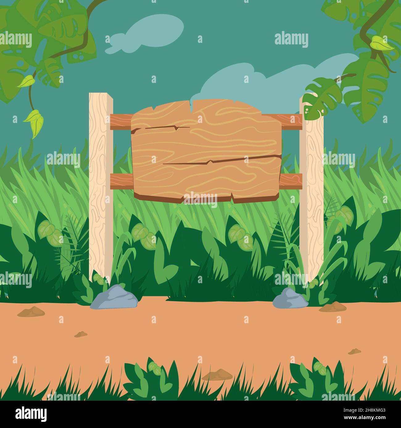 wood sign poster with nature Stock Vector Image & Art - Alamy