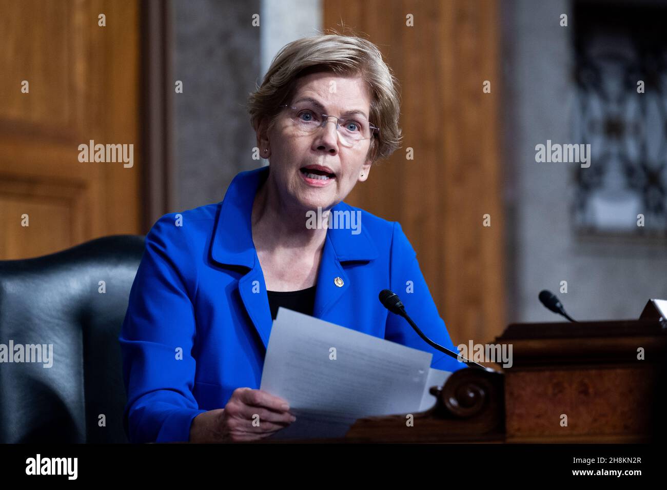 Washington, United States. 30th Nov, 2021. U.S. Senator Elizabeth ...