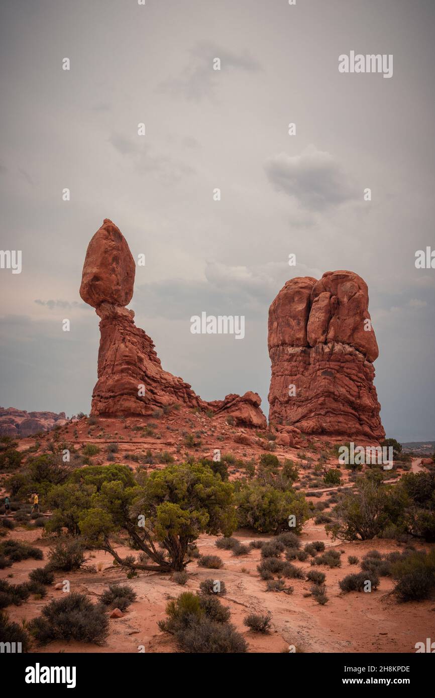 Orange and red rocks and sand in the desert hi-res stock photography ...