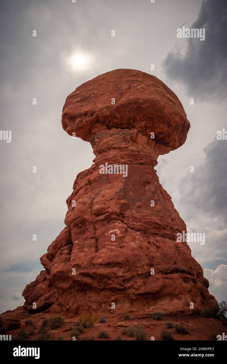 Orange and red rocks and sand in the desert hi-res stock photography ...