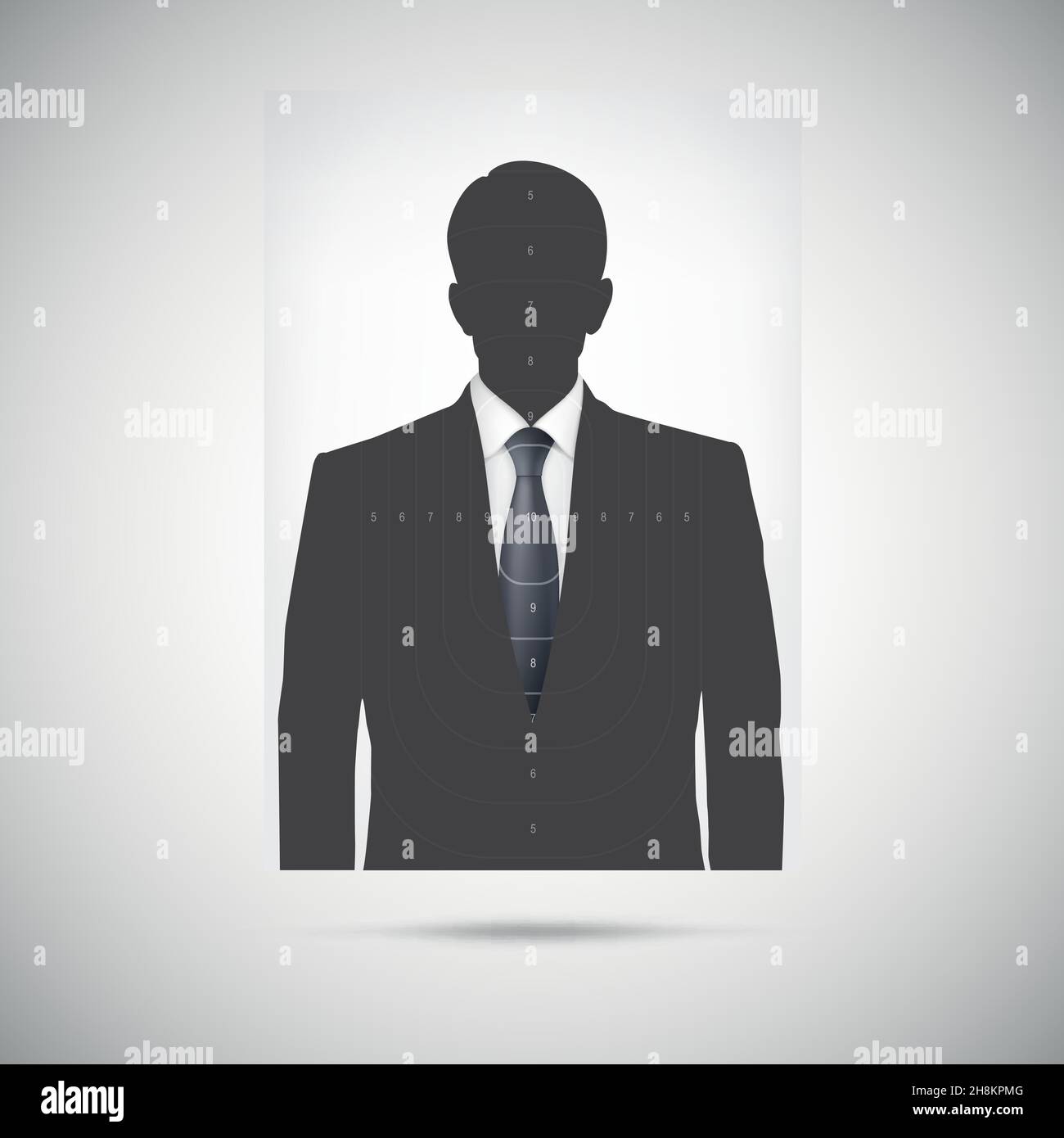 Human silhouette shooting target hi-res stock photography and images ...