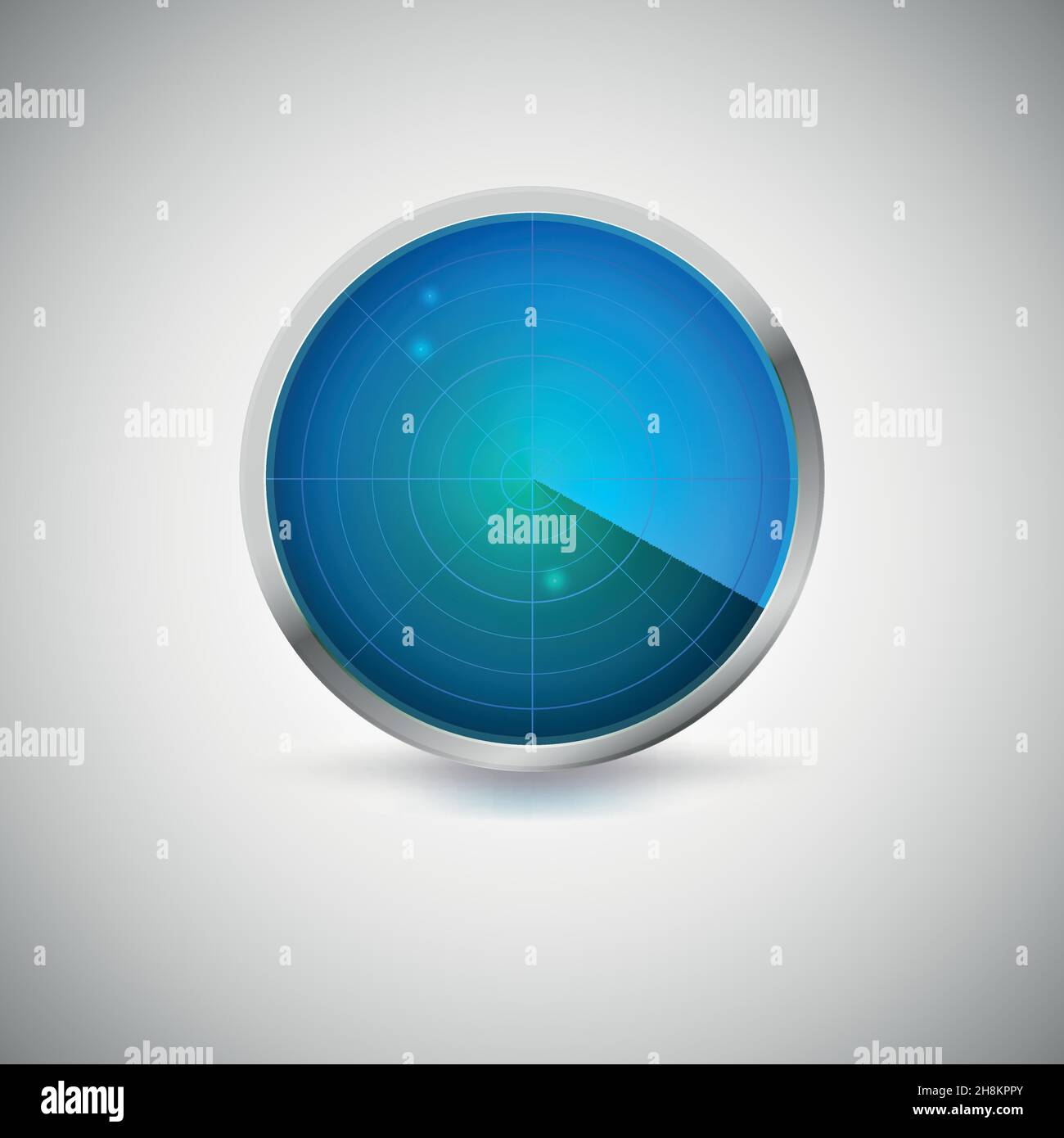 Radial screen of blue color with targets Stock Vector Image & Art - Alamy