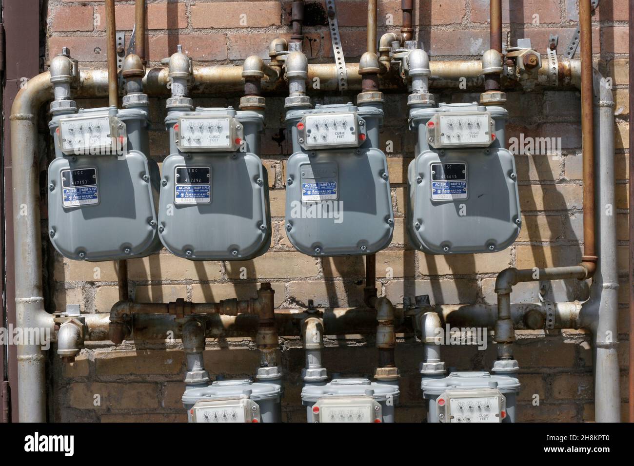 Industrial gas meter hi-res stock photography and images - Alamy