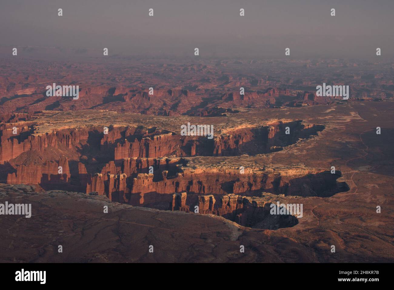 View of the Trace of Chicken Paws from Grand View Point Overlook ...