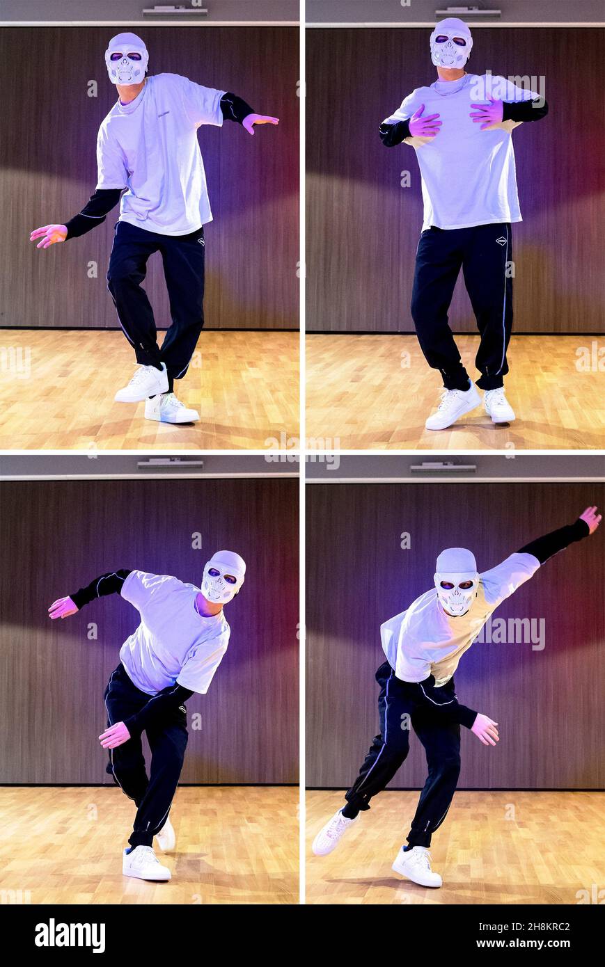 Bremerhaven, Germany. 19th Nov, 2021. The four-part combo shows the ...