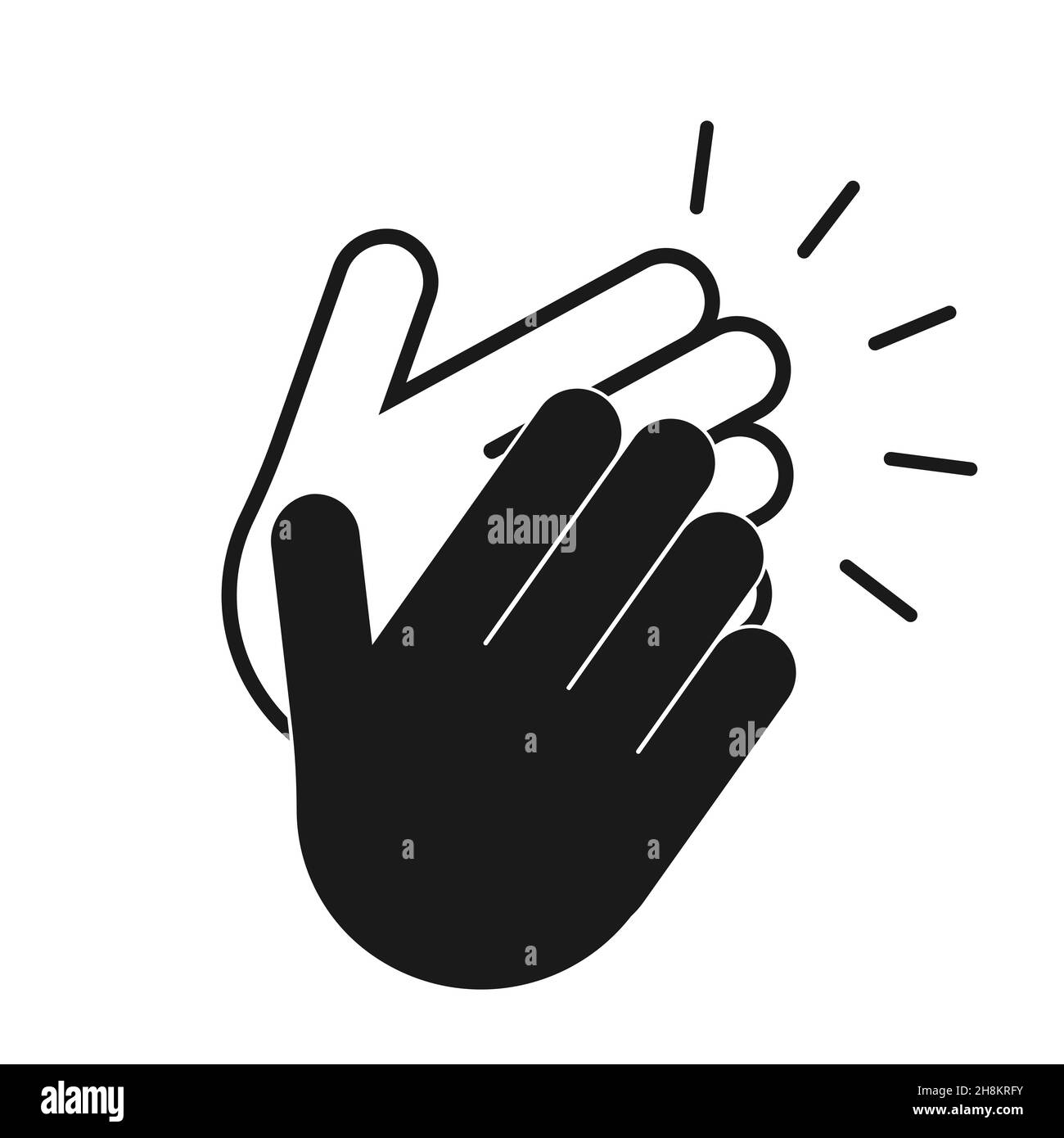 Vector Flat Applause icon Stock Vector Image & Art - Alamy