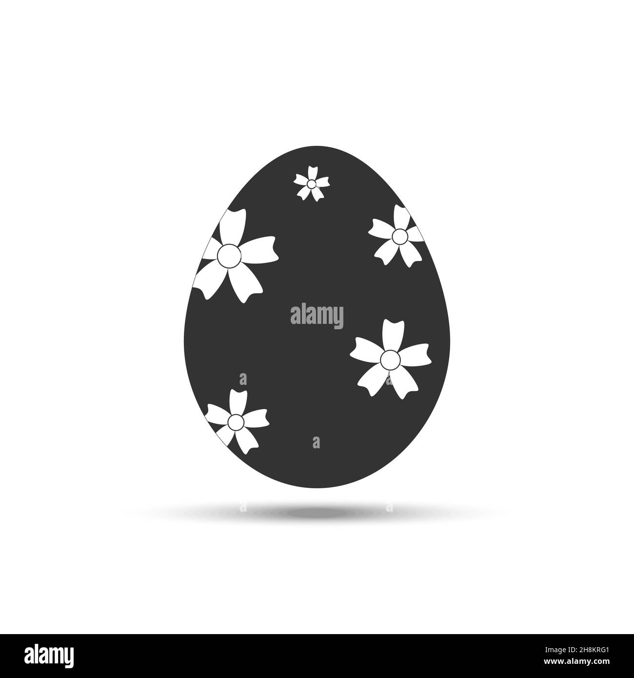 Easter egg icon vector Stock Vector Image & Art - Alamy
