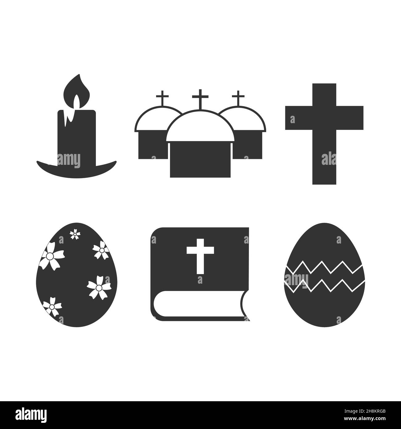 Easter cake sweet bread Stock Vector Images - Alamy