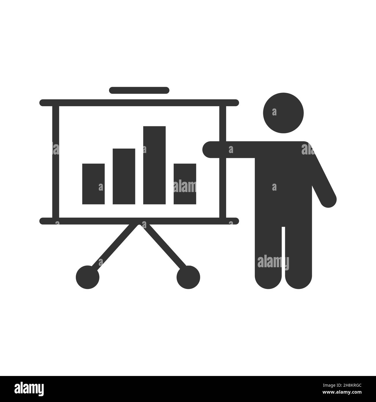Business presentation icon Stock Vector Image & Art - Alamy