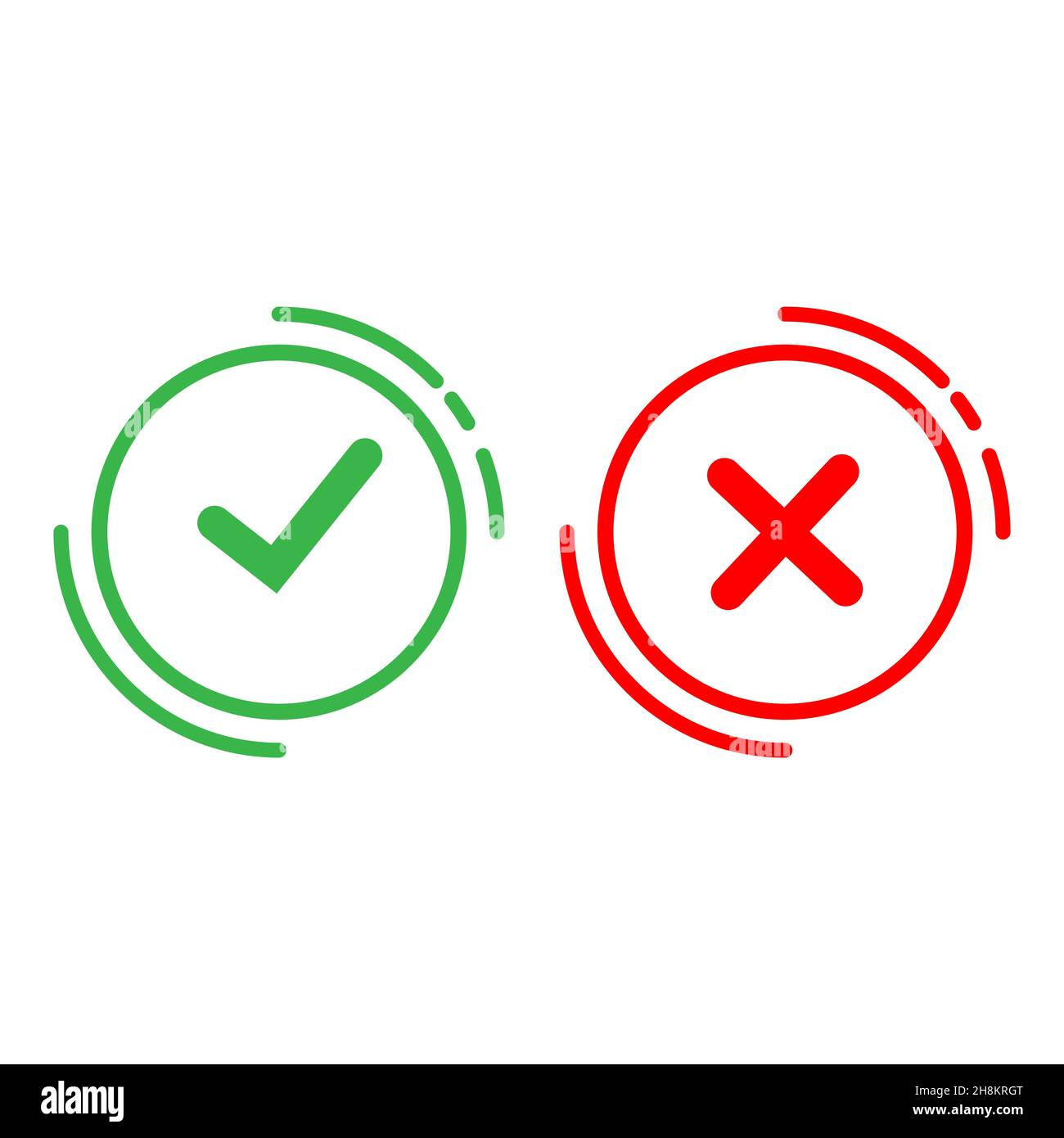 Check Mark Icons Stock Vector Image & Art - Alamy