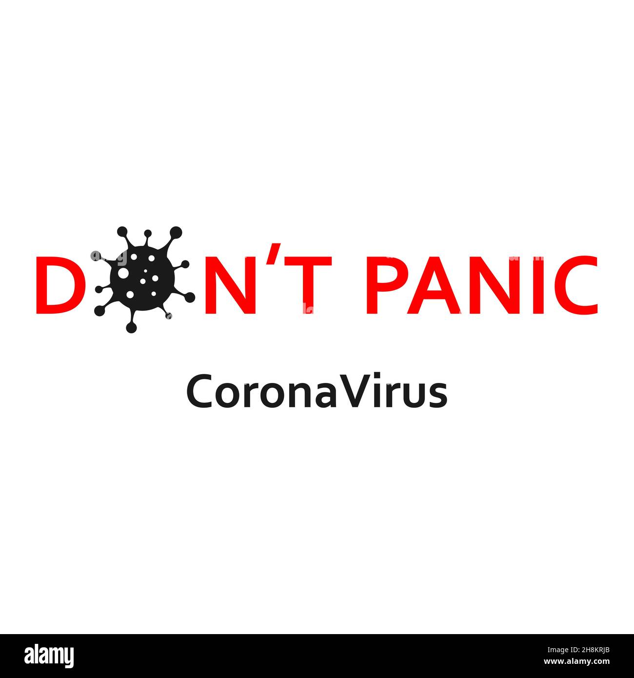 No panic icon. Vector illustration Stock Vector Image & Art - Alamy