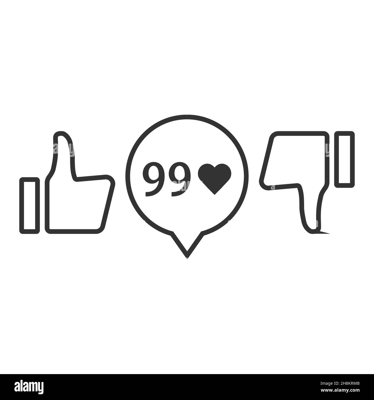 Thumb up like icon. Super cool vote sign Stock Vector Image & Art - Alamy