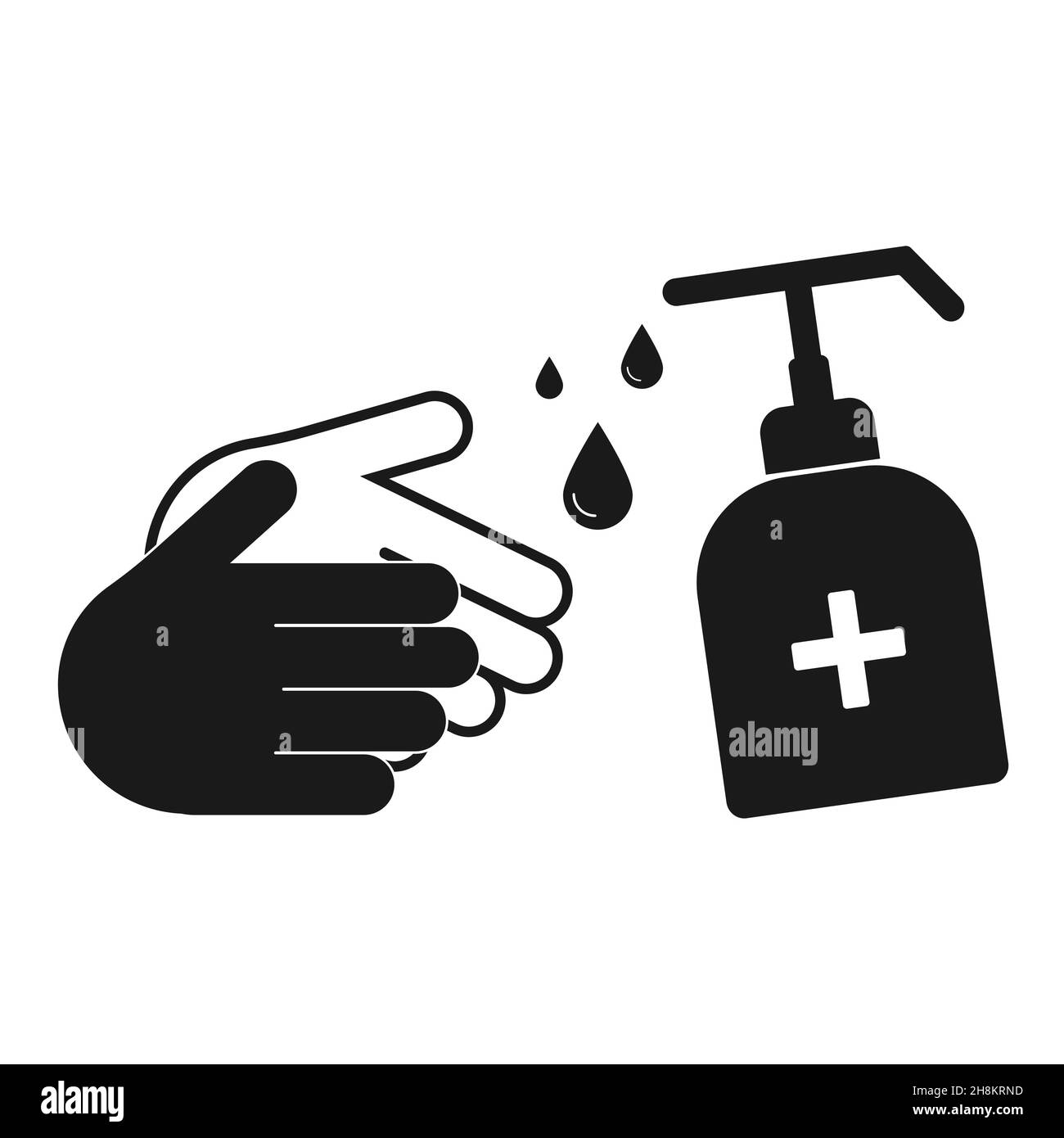 Hand washing icon Stock Vector Image & Art - Alamy