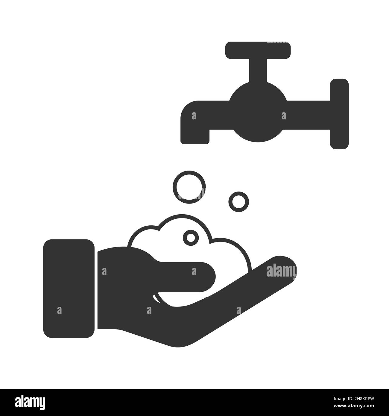 Hand washing icon Stock Vector Image & Art - Alamy