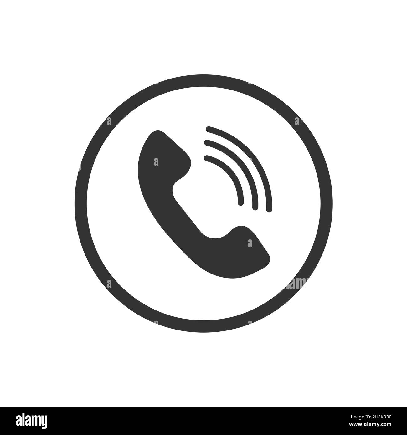 Phone icon, Ring Vector icon, incoming phone call Stock Vector Image ...