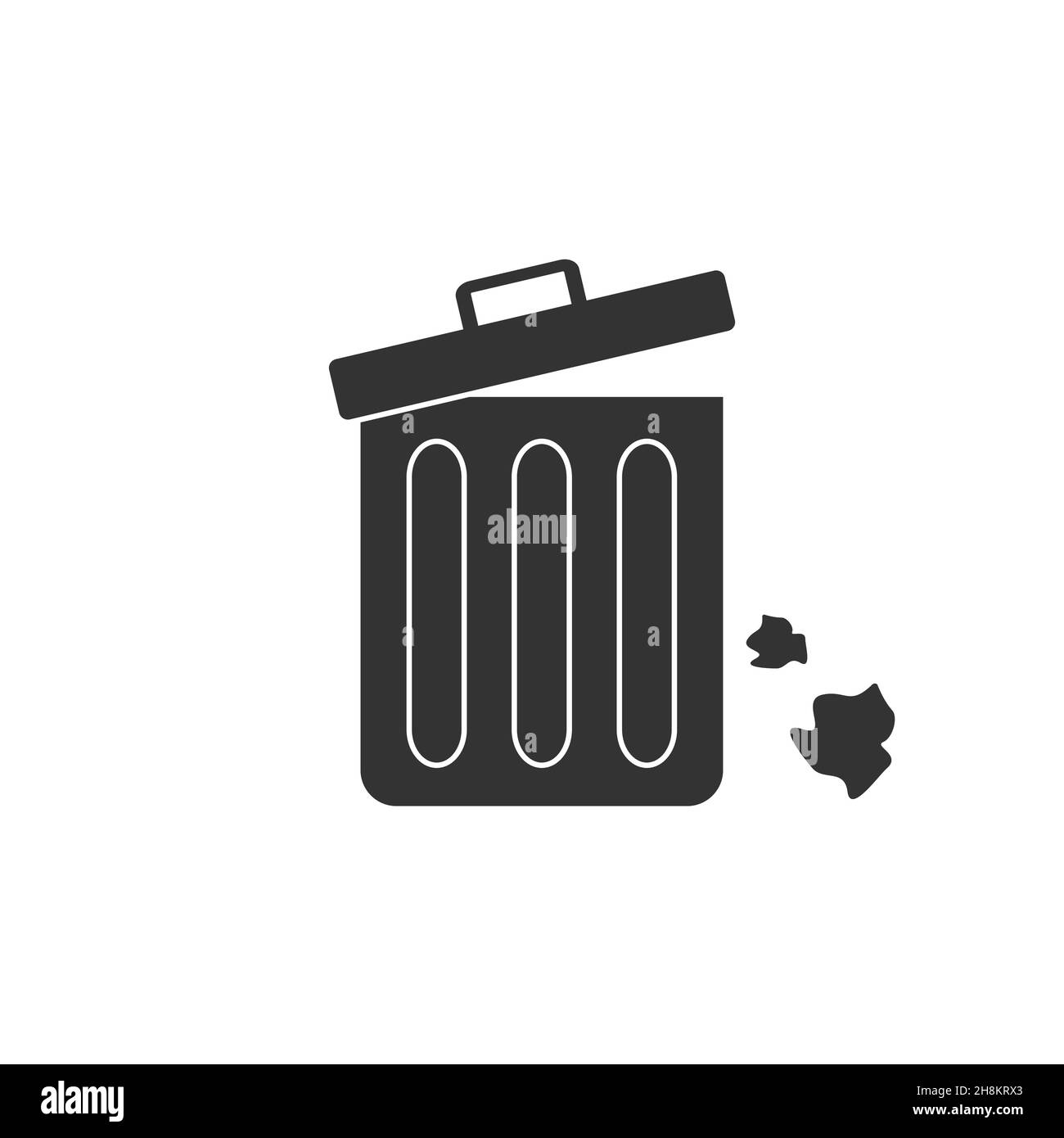 Garbage bin vintage Black and White Stock Photos & Images - Alamy