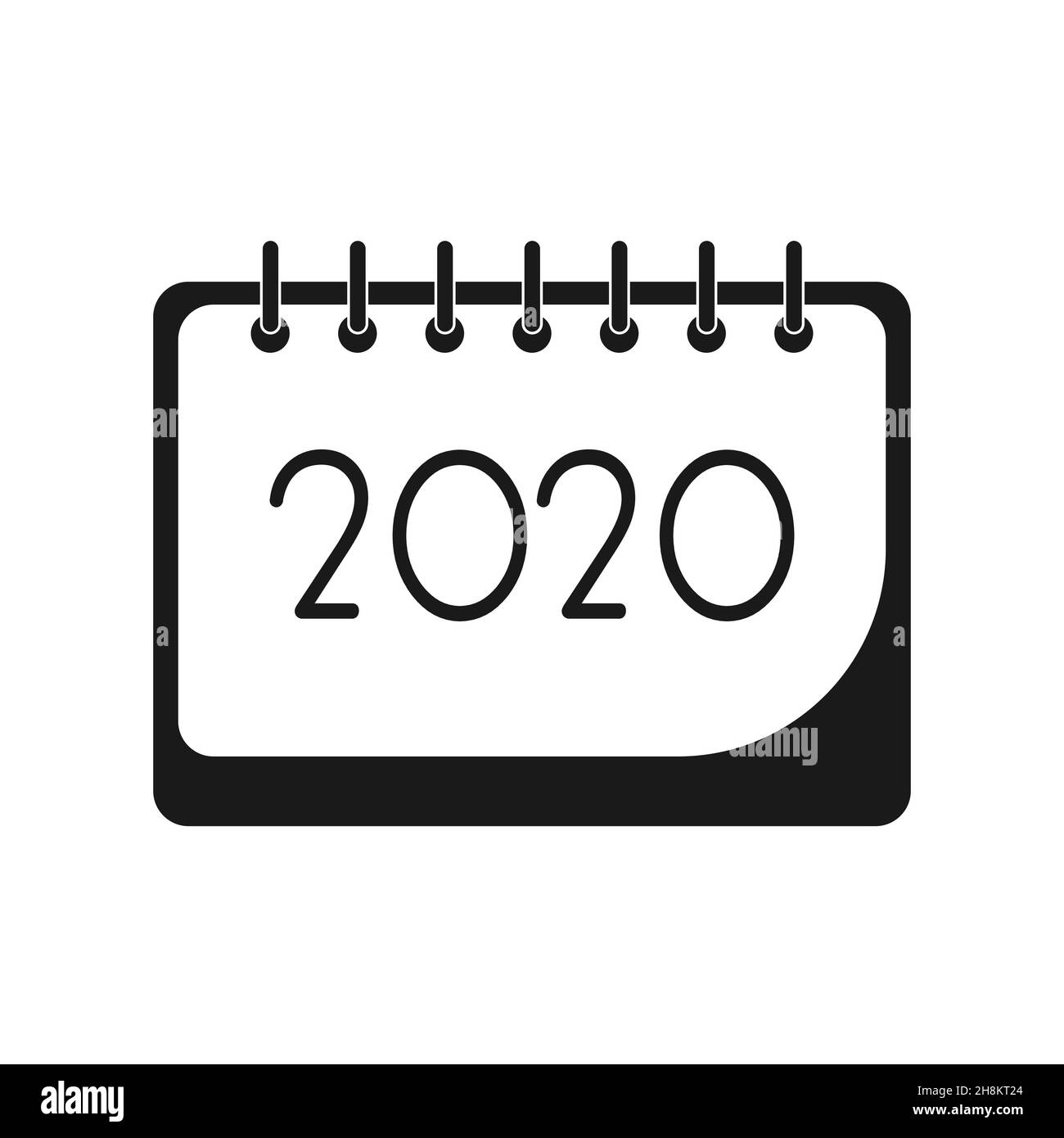 2020 calendar clipart hi-res stock photography and images - Alamy