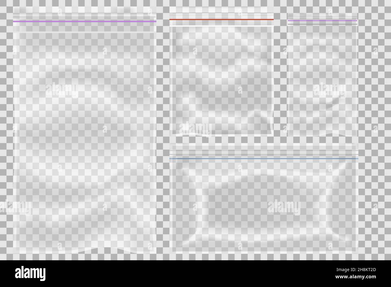 Plastic ziplock bag Stock Vector Images - Alamy