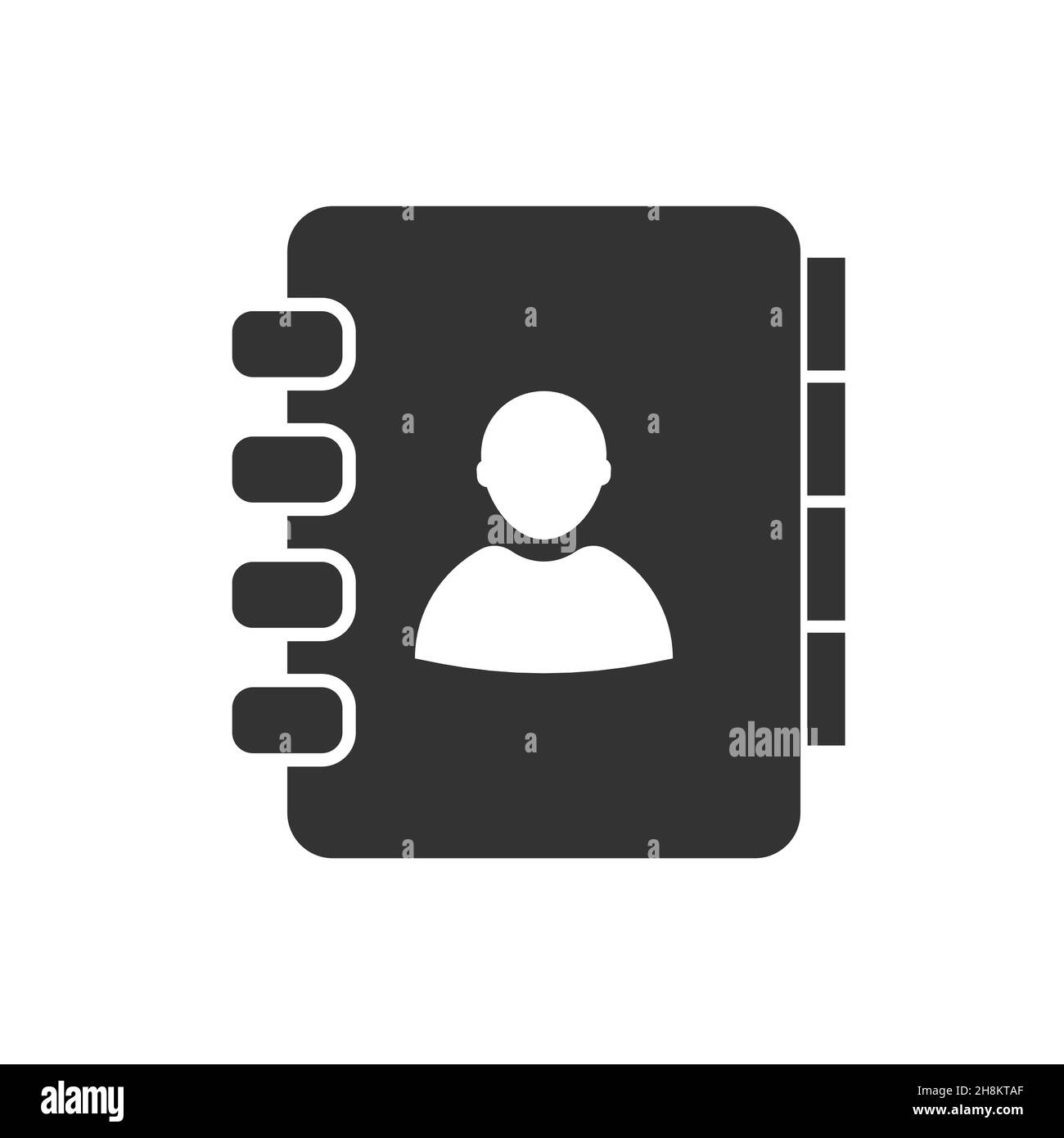 Icon phone book Black and White Stock Photos & Images - Alamy