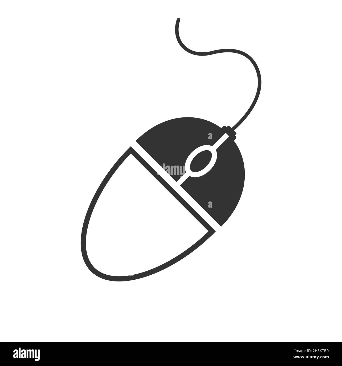 Computer Mouse icon. Vector illustration. Business concept mouse cursor ...