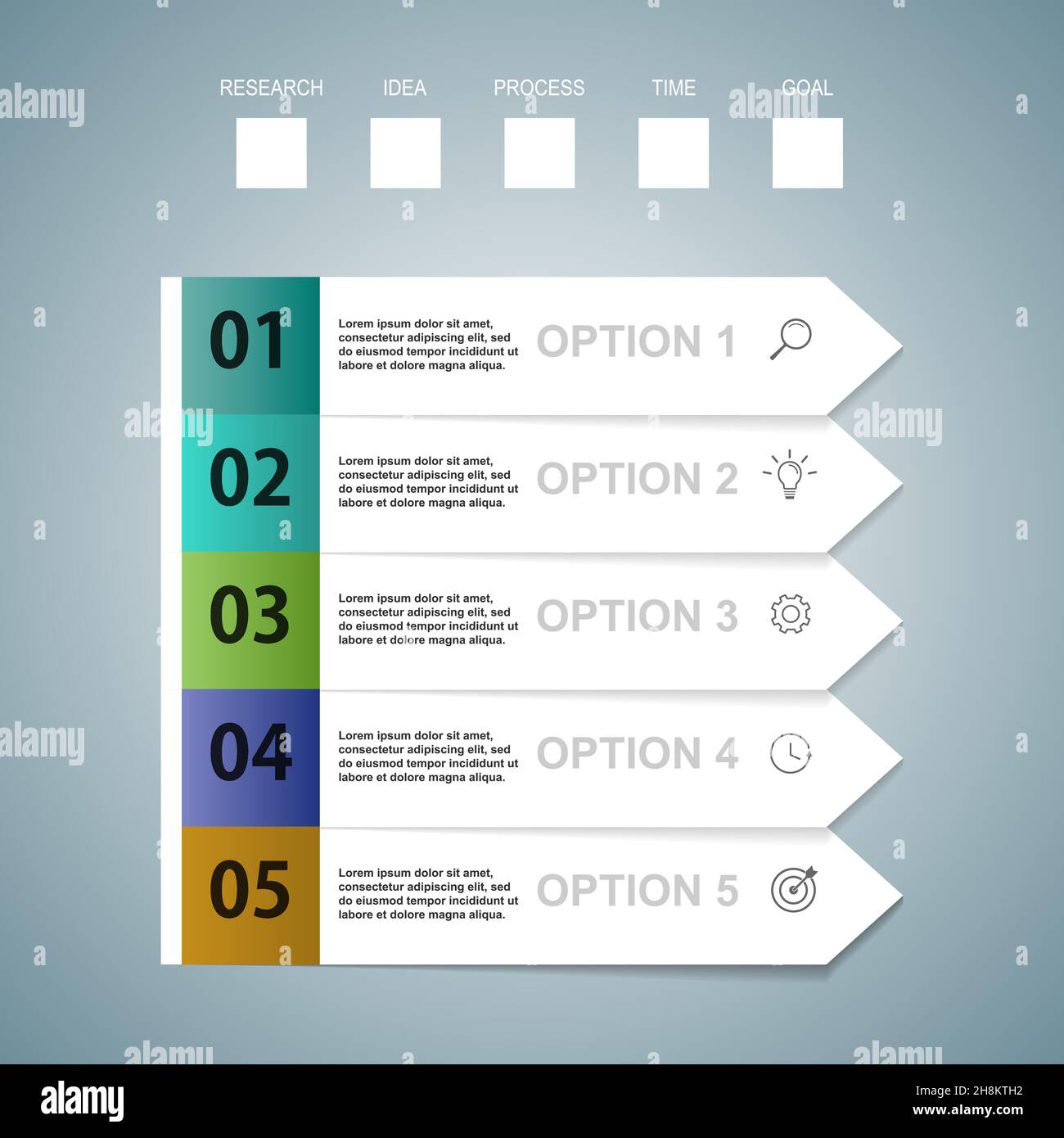 Modern Info-graphic Template Stock Vector Image & Art - Alamy