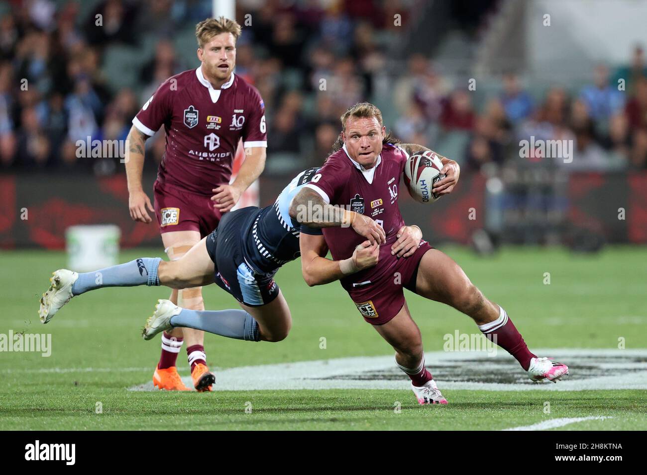 Jake Friend of the QLD Maroons during game one of the 2020 State of ...
