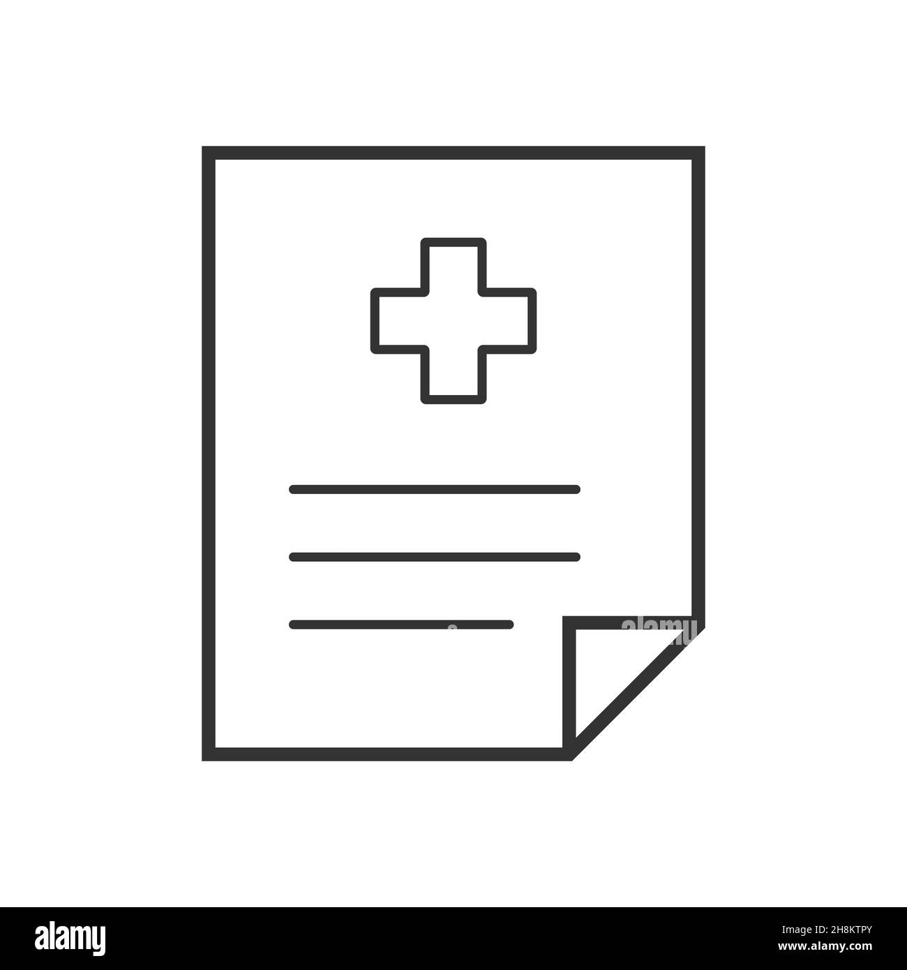 Patient card simple icon on white background. Vector Stock Vector Image ...