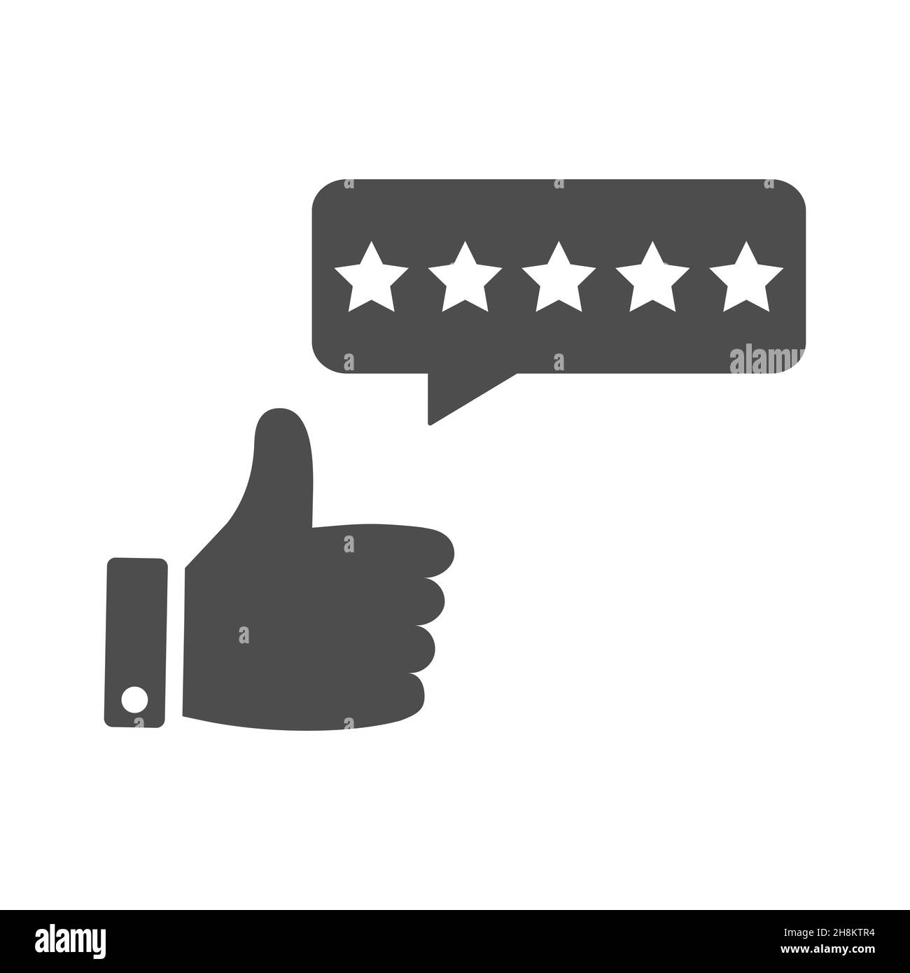 Five star feedback Black and White Stock Photos & Images - Alamy