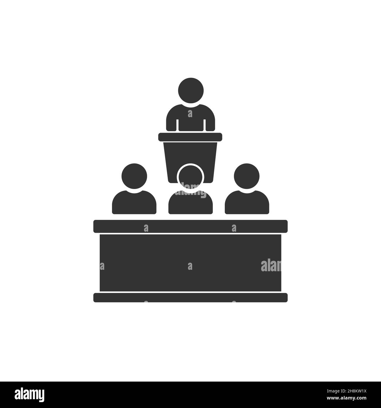 University lecturer students lecture Stock Vector Images - Alamy