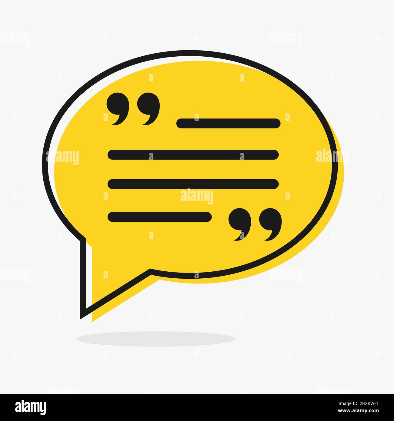 Inverted commas Stock Vector Images - Alamy