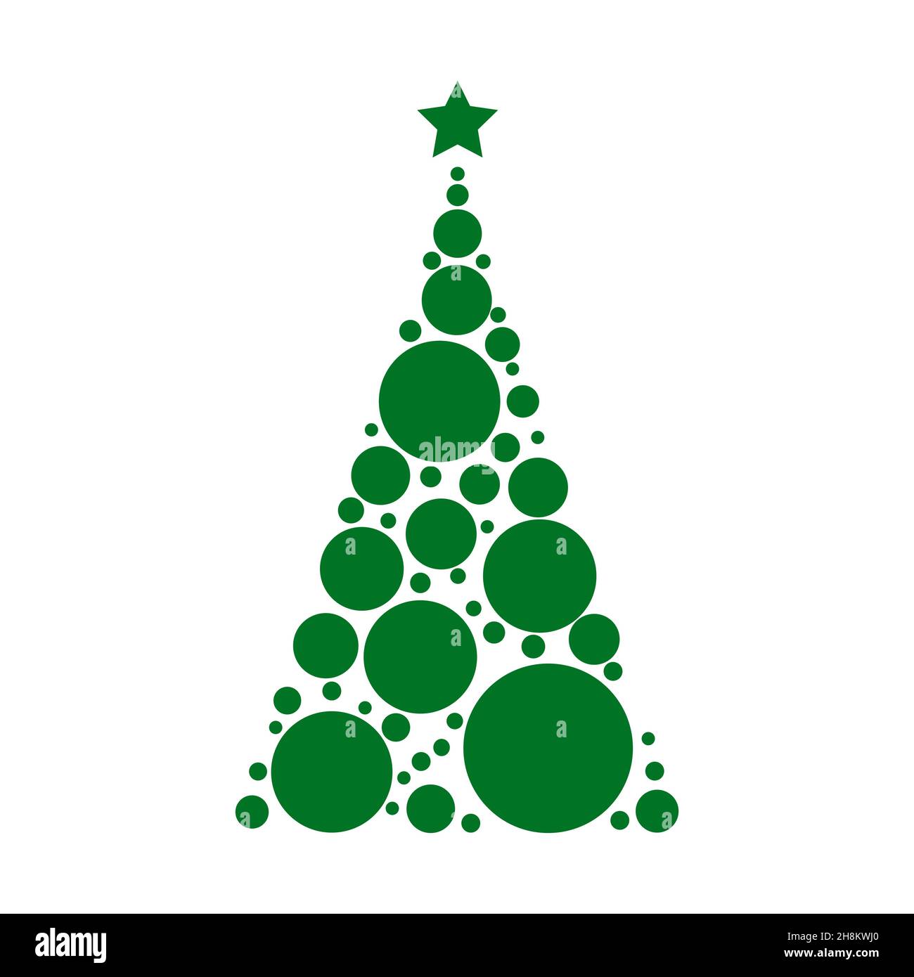 Christmas tree vector Stock Vector Image & Art - Alamy