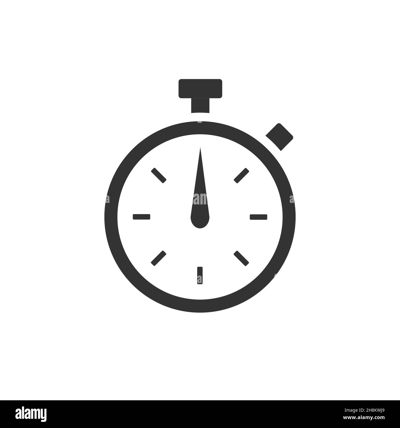 Chronometer linear icon isolated on white background Stock Vector Image ...